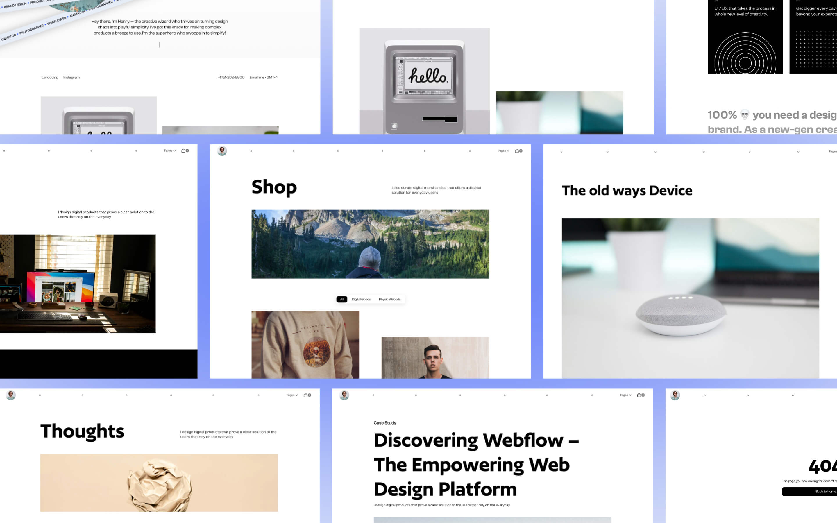 Nevada - Portfolio Webflow Template | Wedoflow